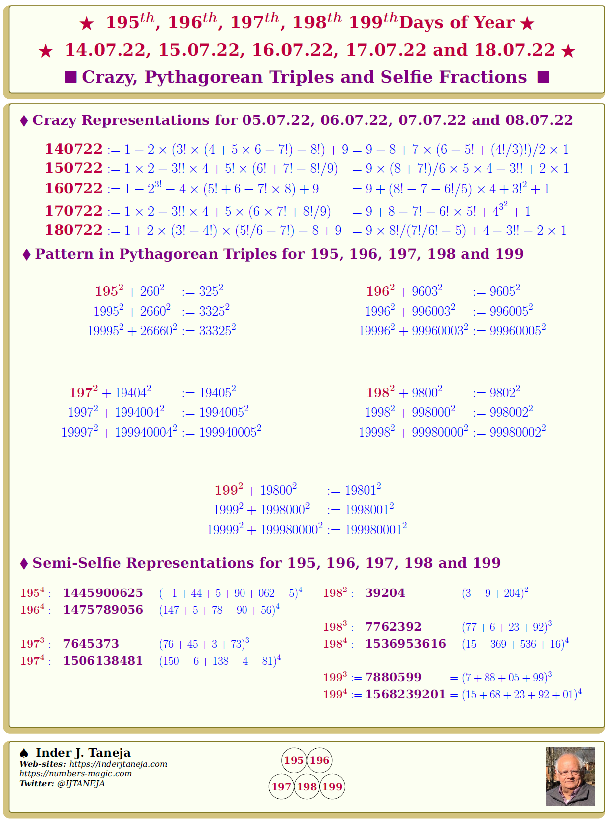 The 10 958 Problem Recreating Numbers And Magic Squares Xorq